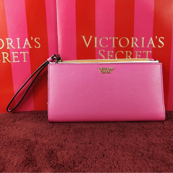 Victoria's Secret | Bags | Victorias Secret Colorblock Pink Slim ...